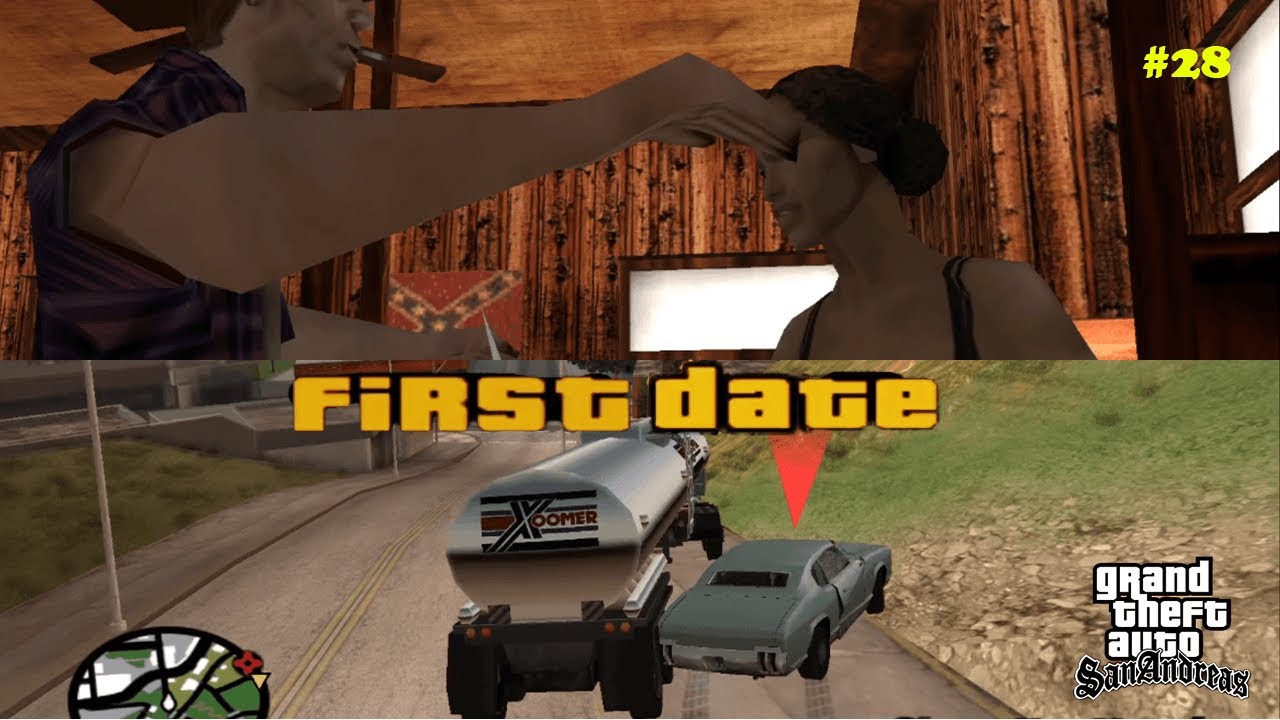 First Date | GTA SAN ANDREAS MISSION Walkthrough #28 San Andreas Story ...