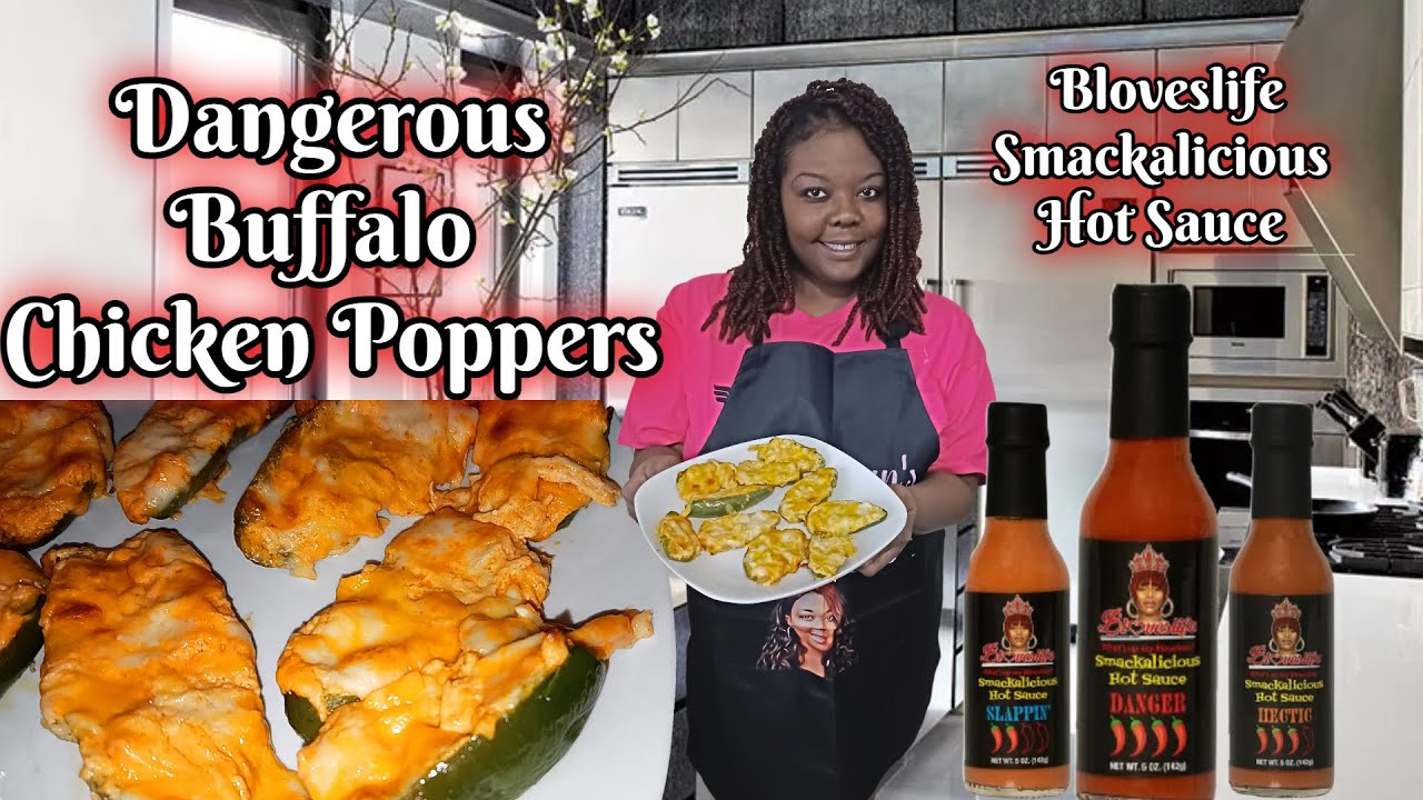 Dangerous Buffalo Chicken Poppers, Made with @Bloveslife Smackalicious ...