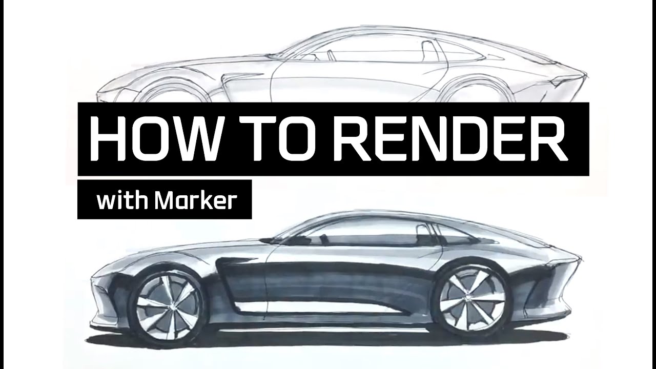 How to render - side view marker rendering - YouTube
