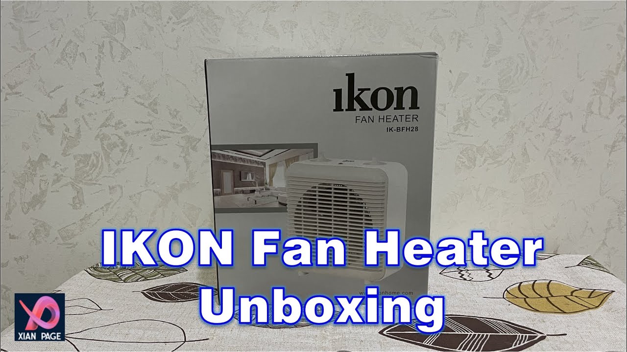 IKON Fan Heater Unboxing - YouTube