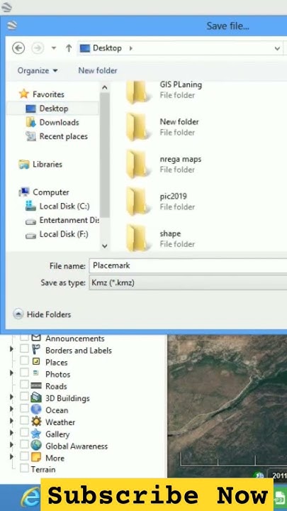 How to save kml file // #gis #googleearthpro #kml #viral #shapefile #google_earth_pro - YouTube