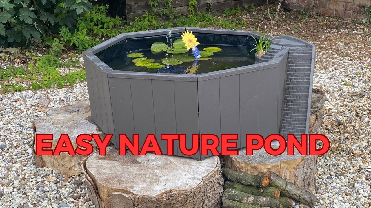 EASY No Dig Nature Pond! Full Build. - YouTube