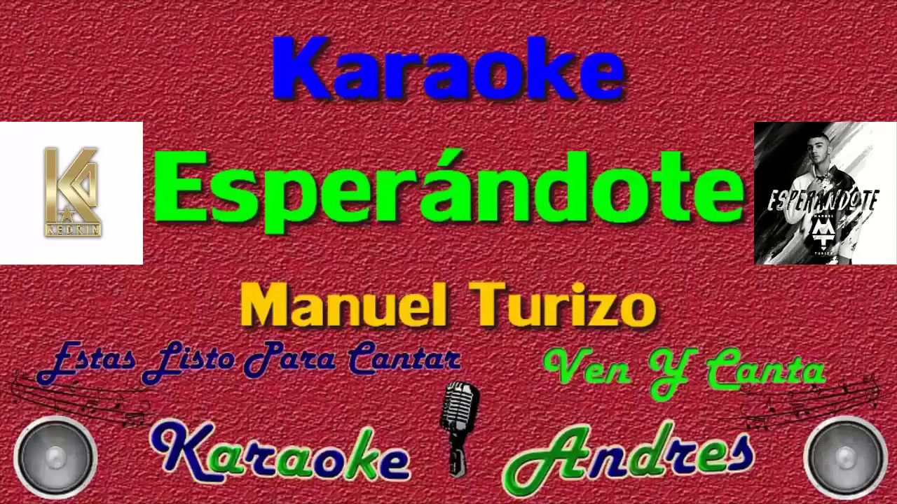 Esperándote - MTZ Manuel Turizo | Karaoke | - YouTube