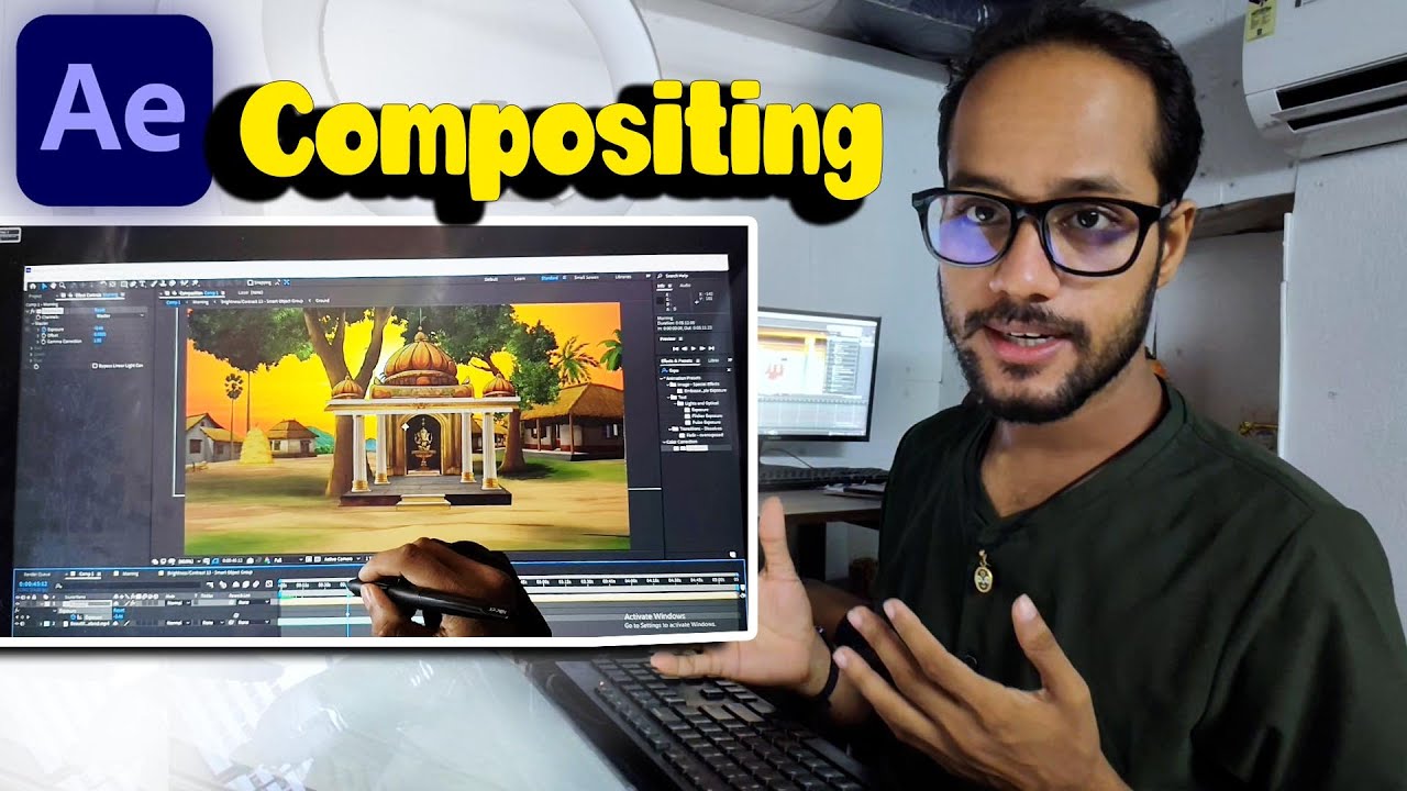 AE Compositing | Animation Vlog | ଓଡ଼ିଆ Vlog | Hitesh Vlog ...