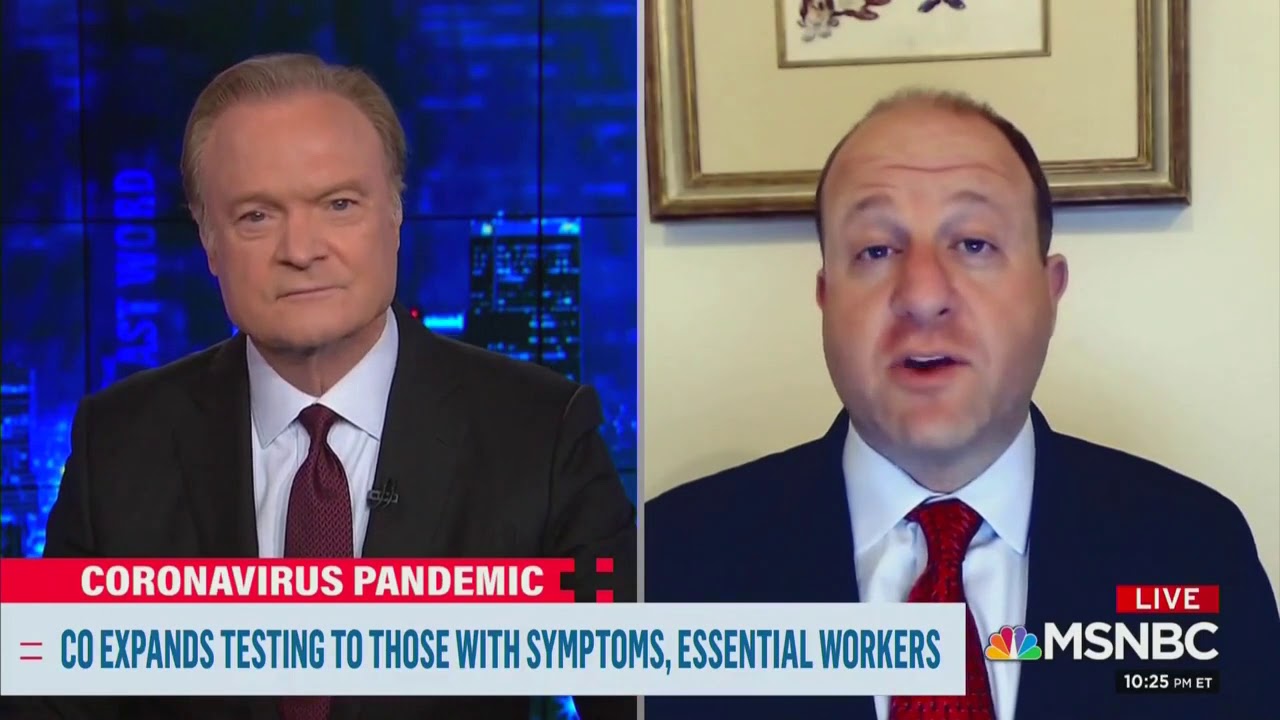 Gov. Jared Polis: We Are Testing Everyone with Symptoms and Without ...