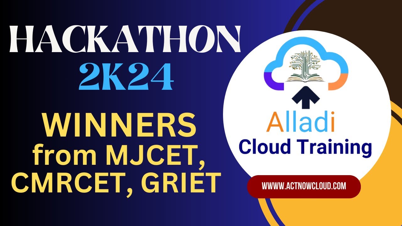 WINNERS DECLARATION AT HACKATHON 2K24 FROM MJCET, CMRCET, GRIET AT ...
