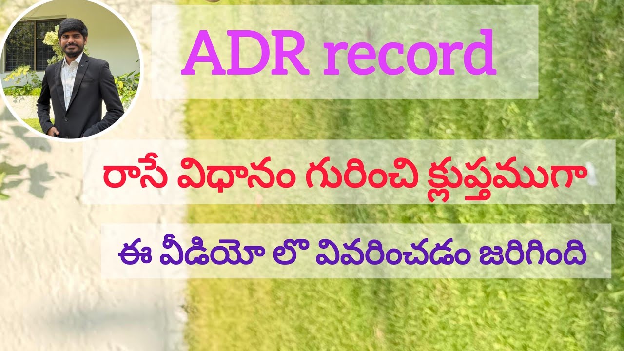 ADR record part -I question and answers for 3YDC and 5YDC law students ...