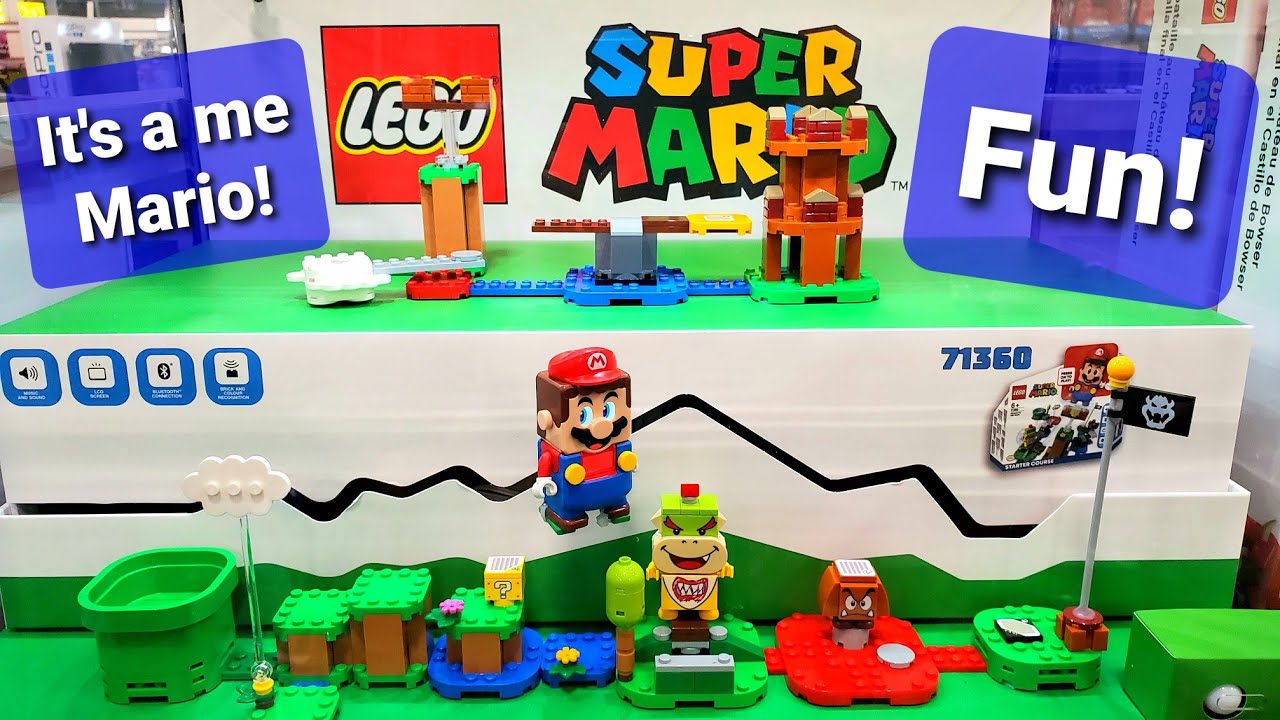 LEGO Super Mario Nintendo Display Demo - YouTube