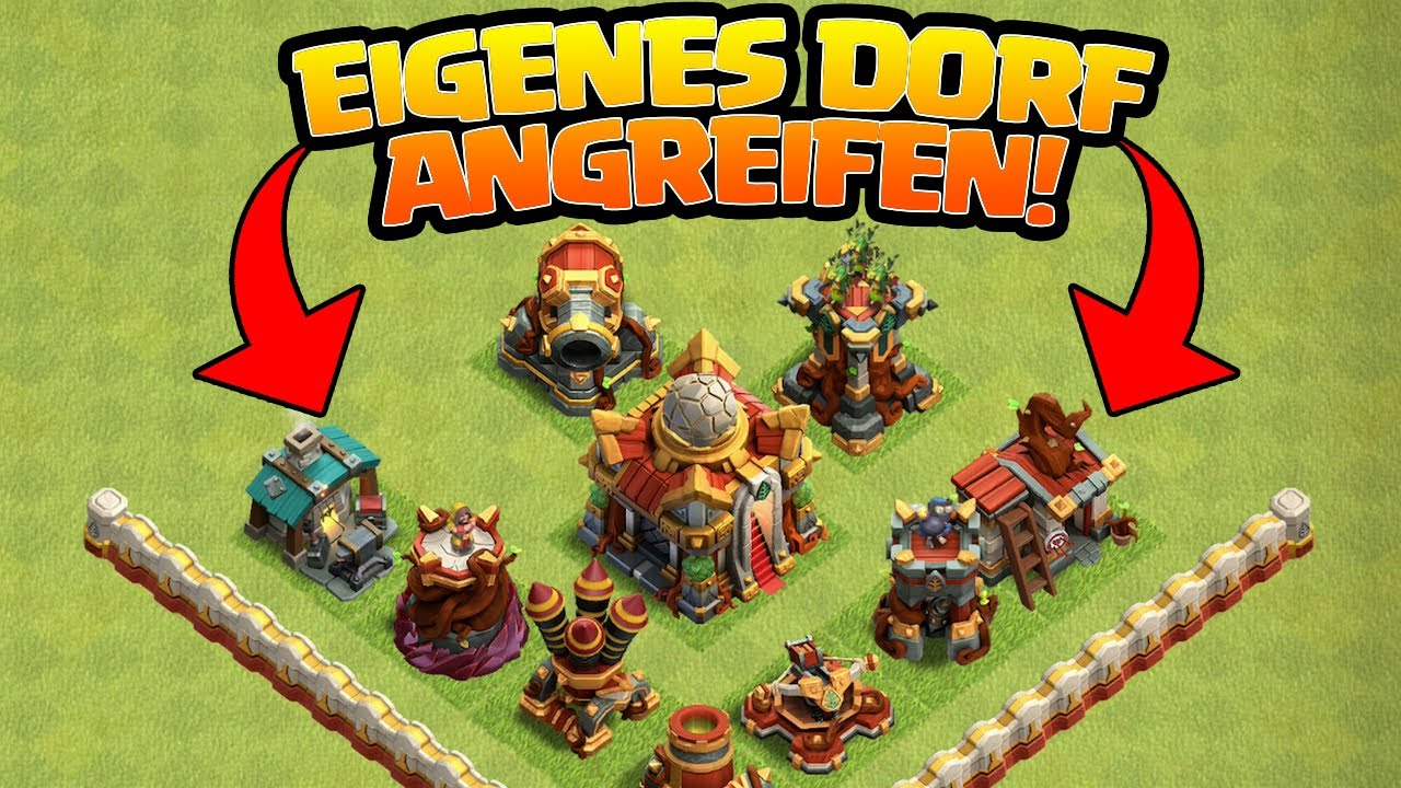 EIGENES DORF ANGREIFEN! 😍 MAXED RATHAUS 16! * Clash of Clans * CoC ...