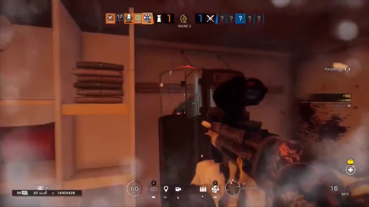 Rainbow six siege- Pistol Spawn Kill headshot a daily thing (montage 6 ...