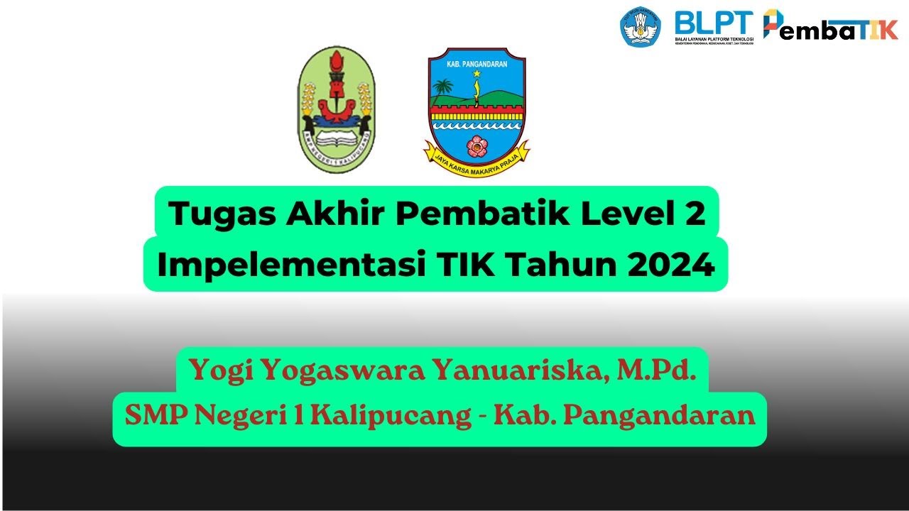 Tugas Akhir Pembatik Level 2 Tahun 2024 | Implementasi TIK - YouTube