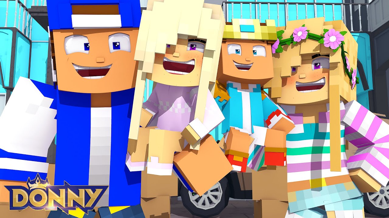 MOVING BACK into Little Donny's PALACE... Minecraft - YouTube