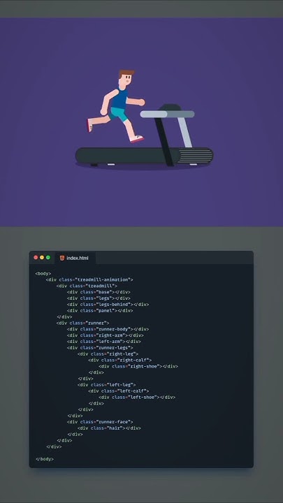 Treadmill Using Css And Html🧑‍💻 Coding Programming 2024 Cssanimations 