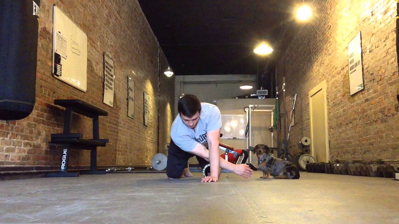 Foam Roller Retract Protract T-Spine Rotation - YouTube