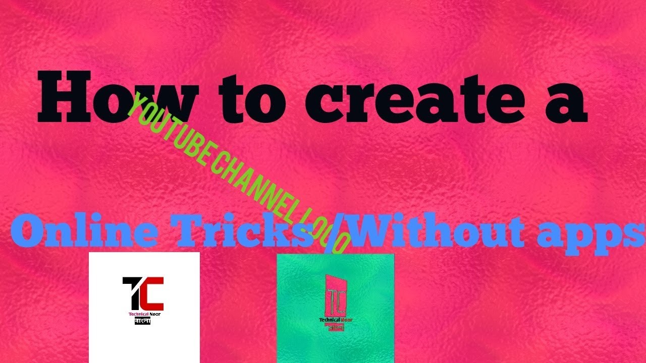 How to create a Professional logo digaine|||without apps - YouTube