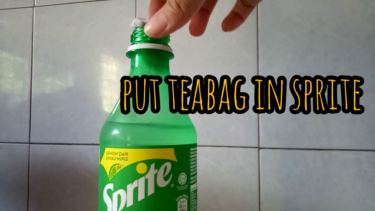 Today's Menu: Tea Sprite with Lemon - YouTube