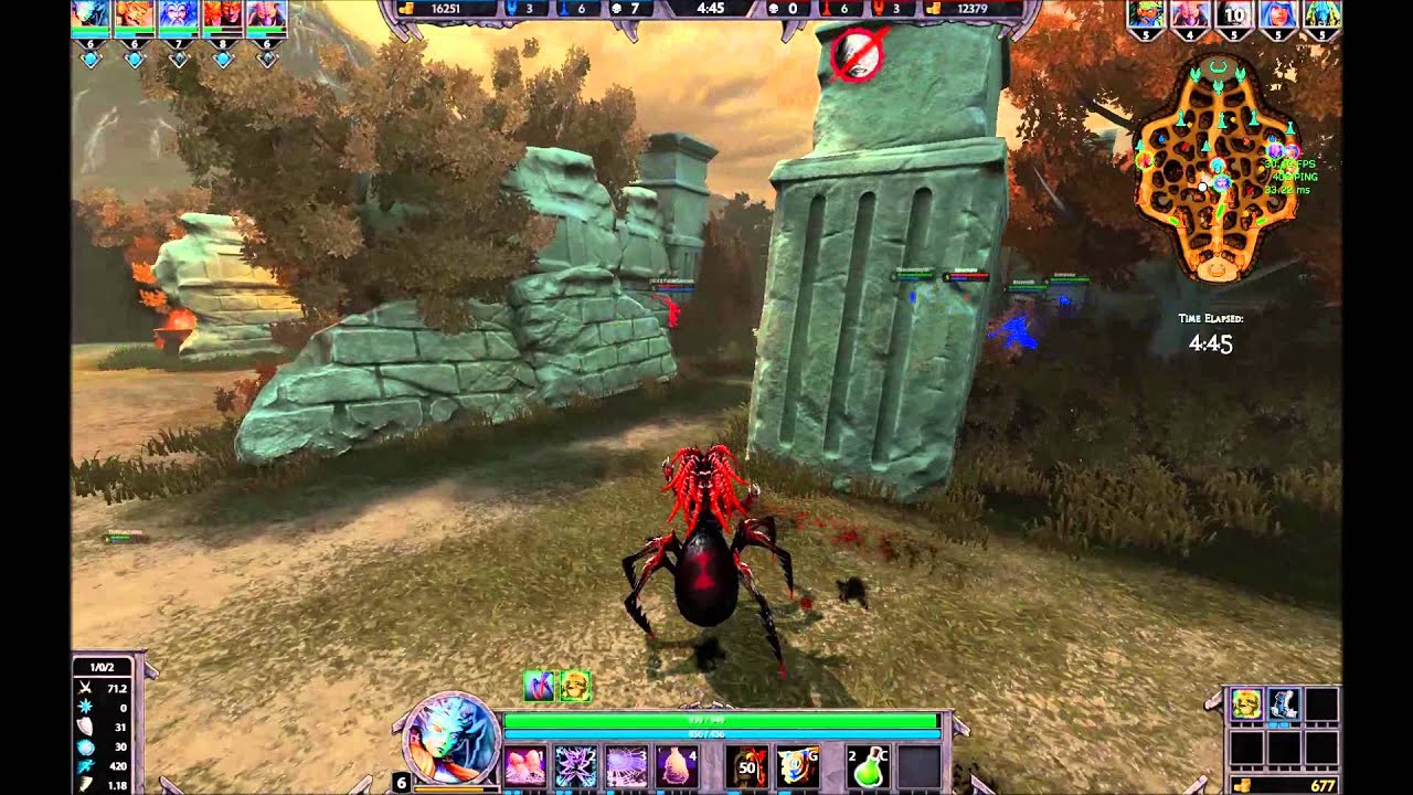 SMITE - Old school Arachne VS Old school Guan Yu - YouTube