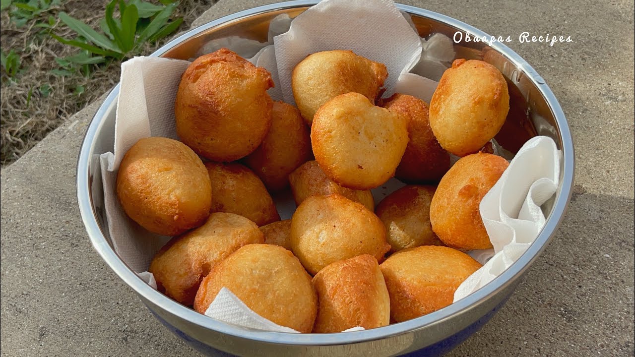 How To Make Ghanaian Bofrot Or Ngerian Puff Puff! Crunchy, And Soft ...