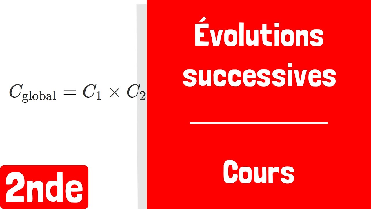 Cours : Évolutions successives - YouTube