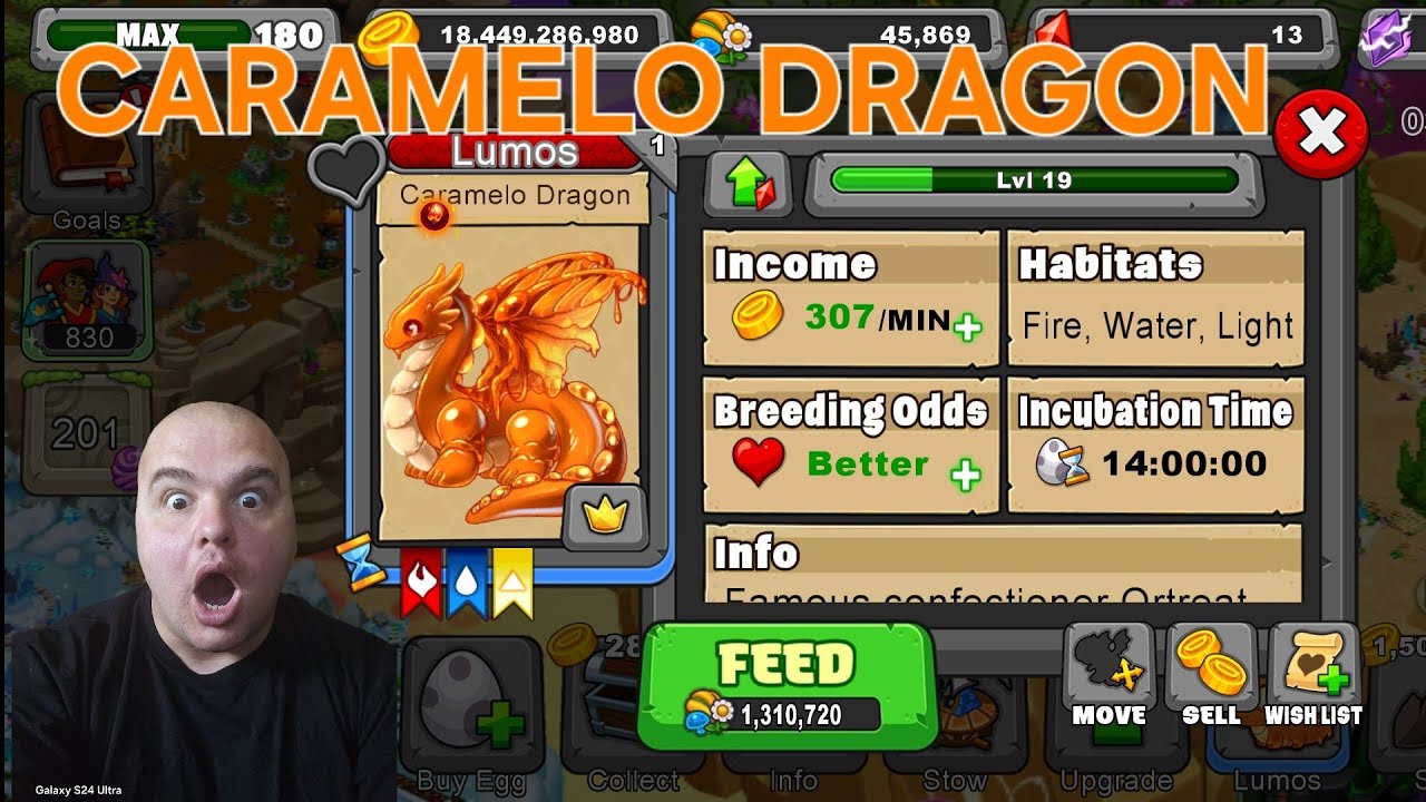 I Got THE CARAMELO DRAGON 13,500 dragon cash#dragonvale #dragongamer # ...