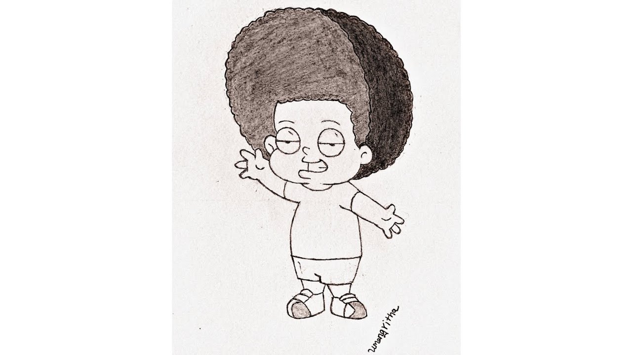 How To Draw Rallo Tubbs From The Family Guy And The Cleveland Show ...