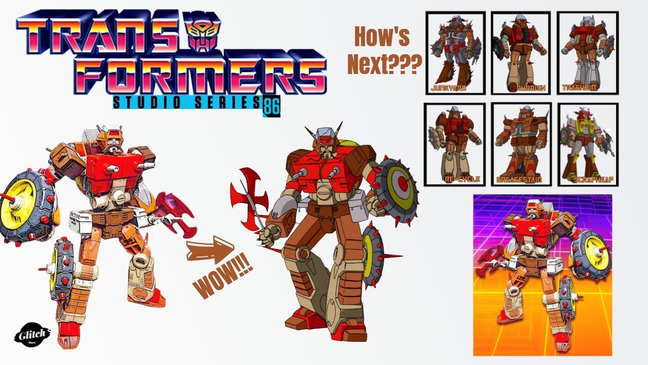 Transformers Studio Series 86 Voyager Wreck Gar FIRST LOOK - YouTube