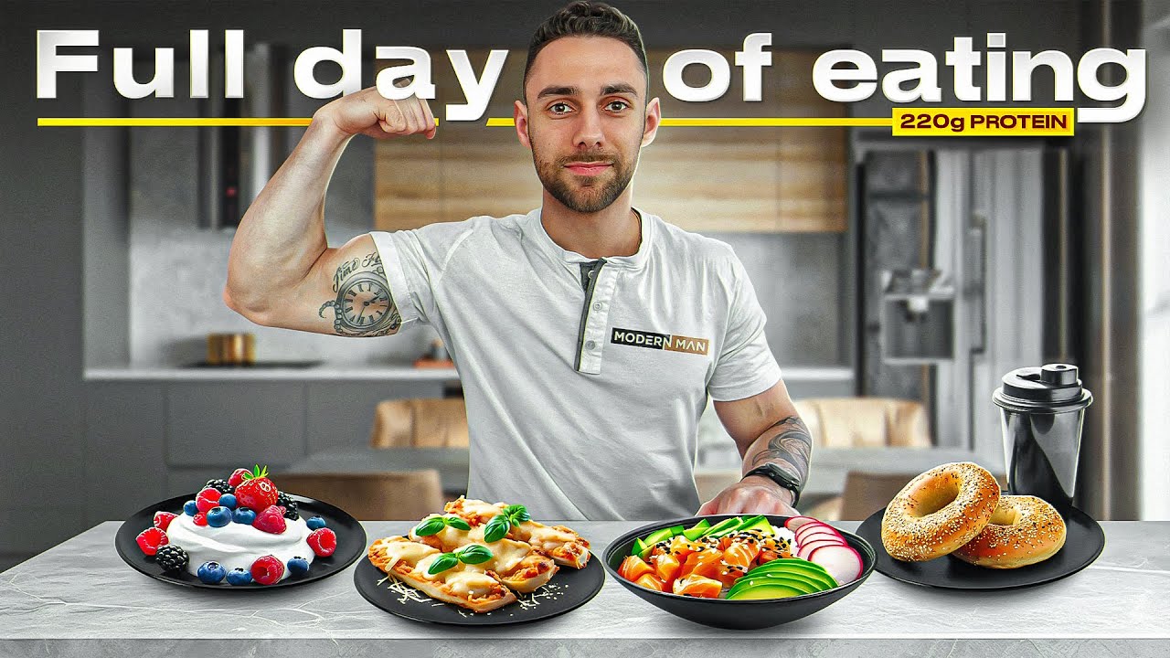 Personal Trainer muscle building diet (full day of eating) - YouTube