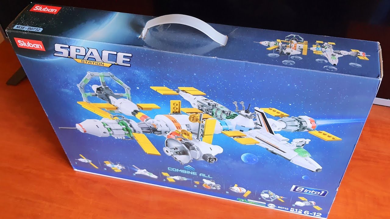 Sluban Space - International Space Station | M38-B0732 Set Box Size ...