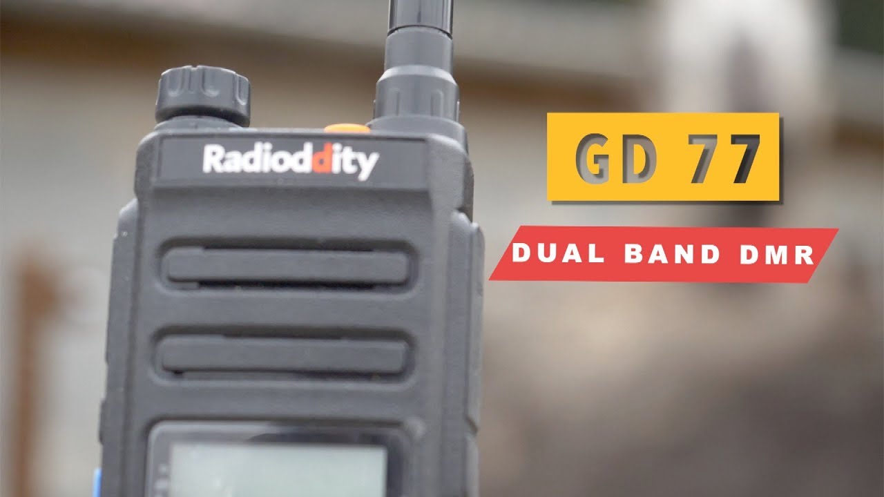 Radioddity GD 77 DMR, HAM RADIO, Amateurfunk - YouTube