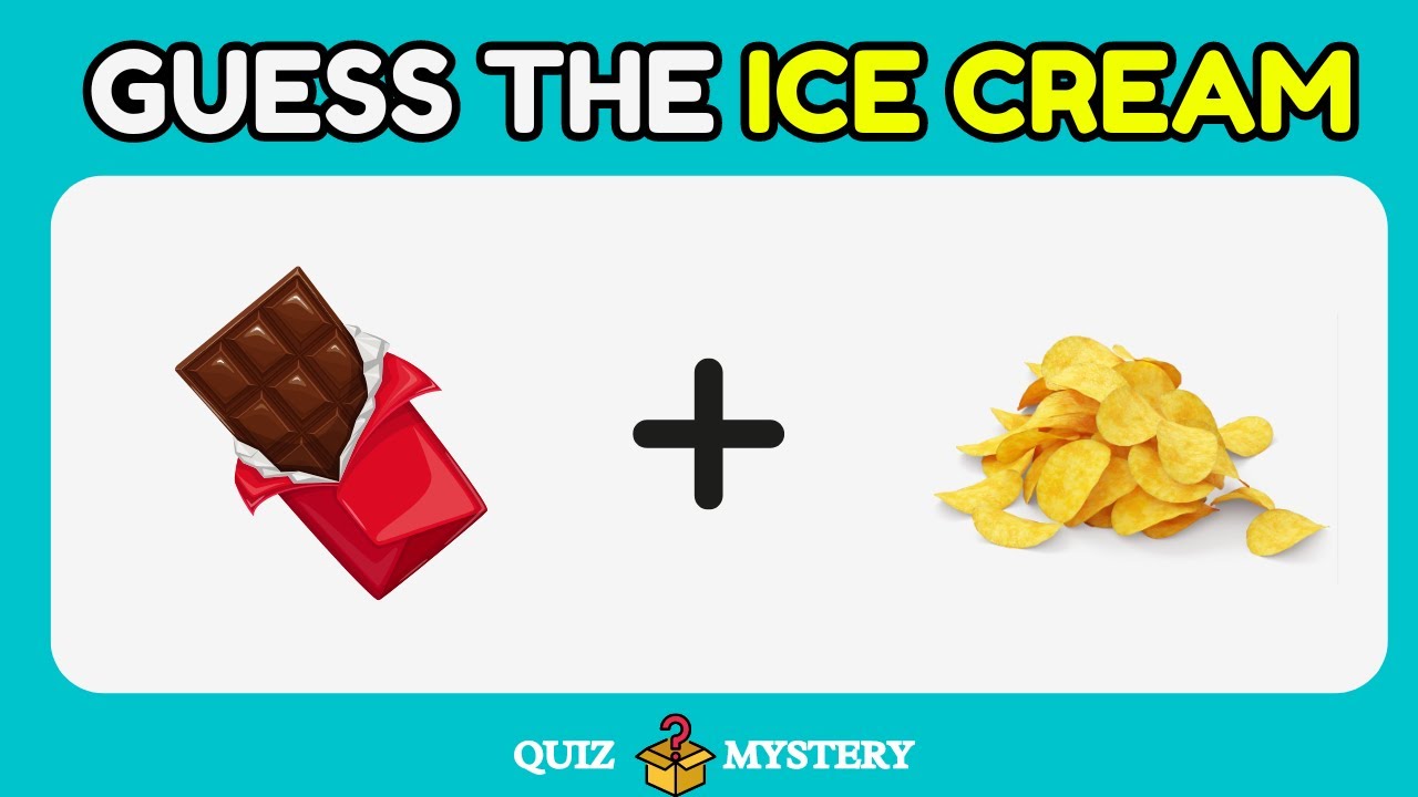 Guess The Ice Cream Flavor by Emoji 🍦|Quiz Mystery - YouTube