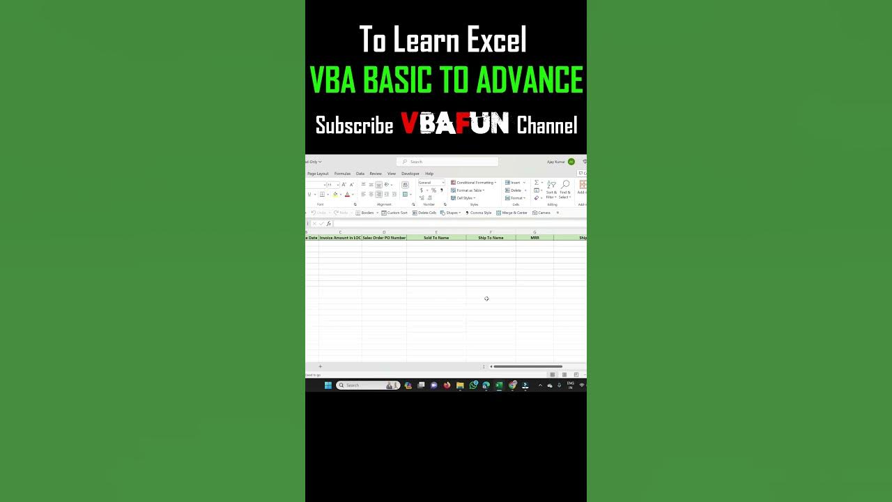 Is This Possible In Excel If Yes How Excelvba Excelprogramming Excel Youtube