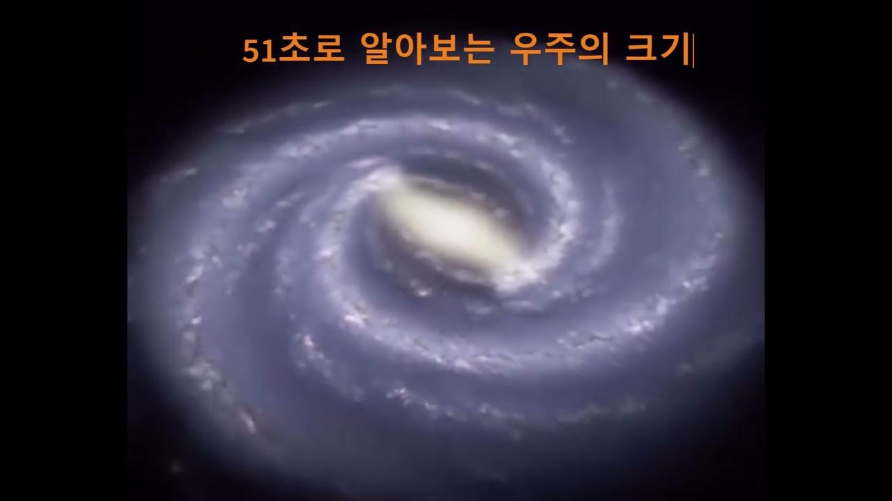 51초로 알아보는 우주의 크기 Youtube