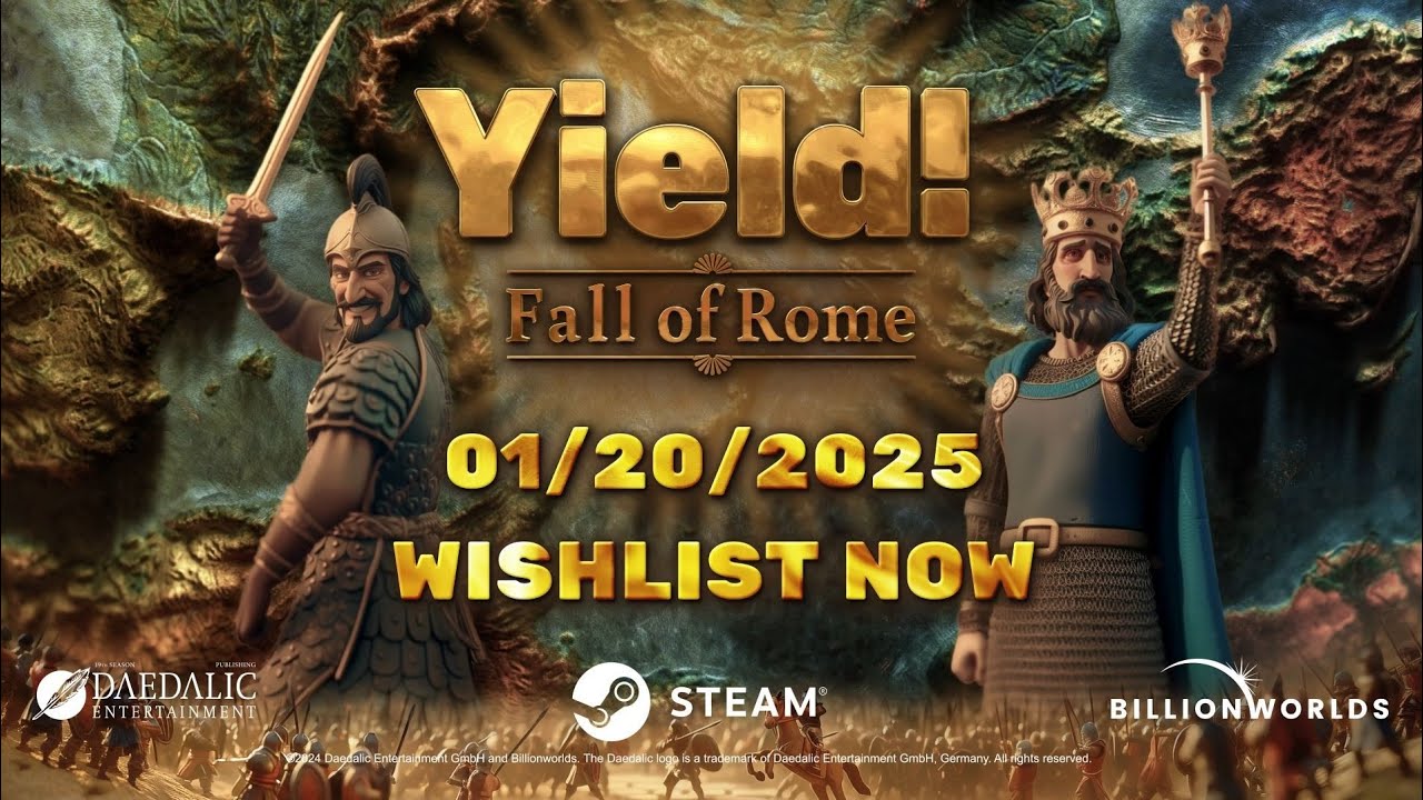 Yield! Fall of Rome Release Date Trailer - YouTube