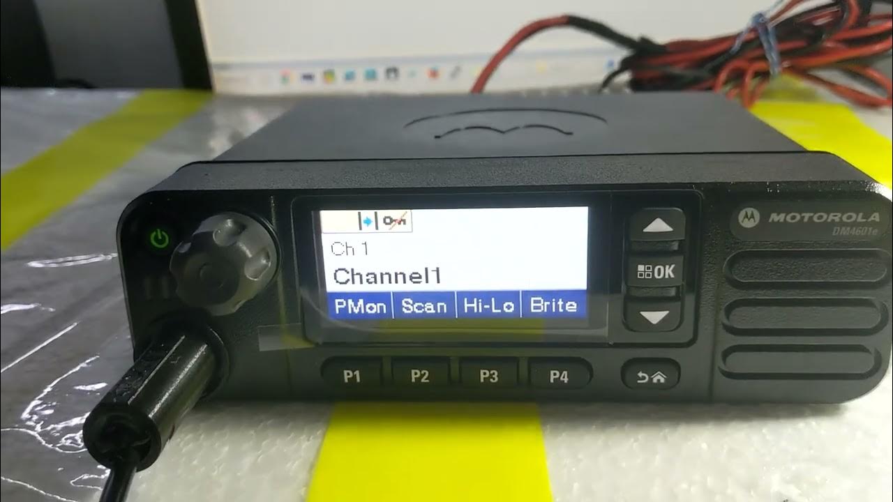 Homemade Motorola DM4000 Programming cable - YouTube