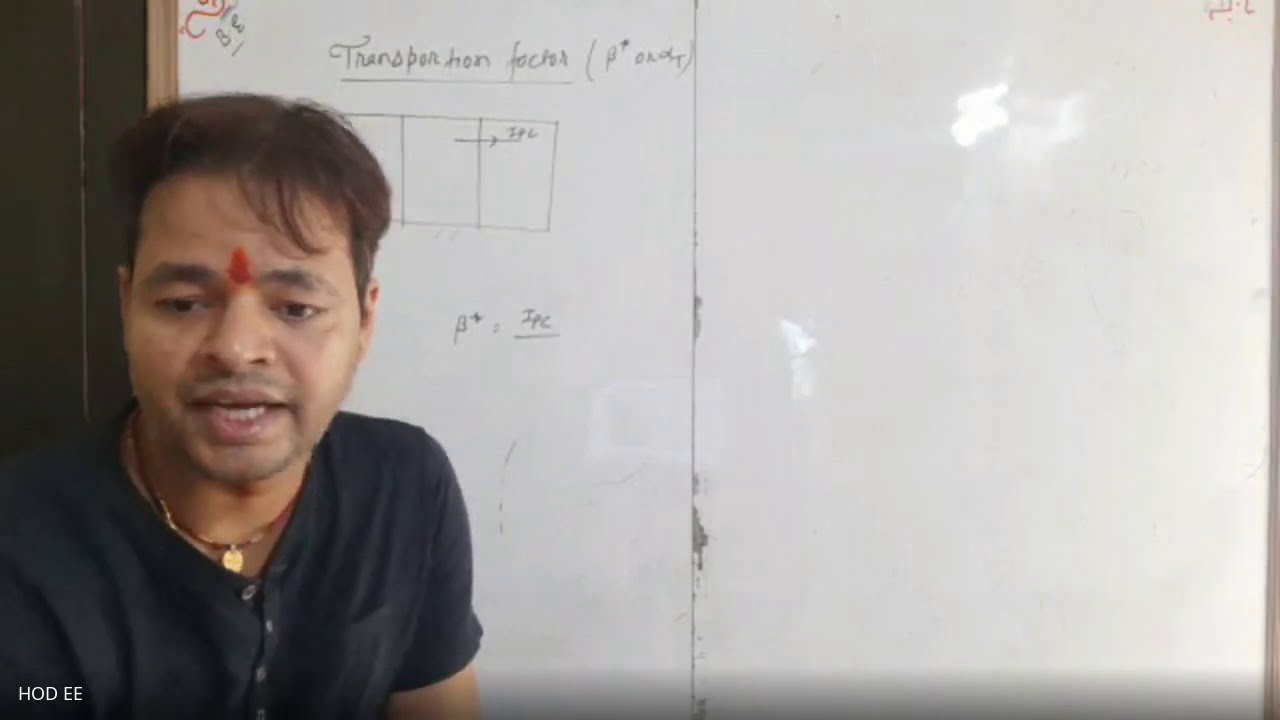 BE L43 BJT L8 Transportation Factor|Emitter Injection Efficiency ...