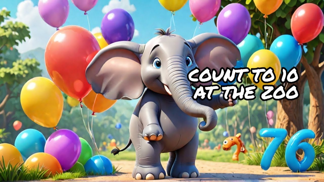 Episodes 07: Let's Count Zoo Animals: Fun Counting from 1 to 10! - YouTube