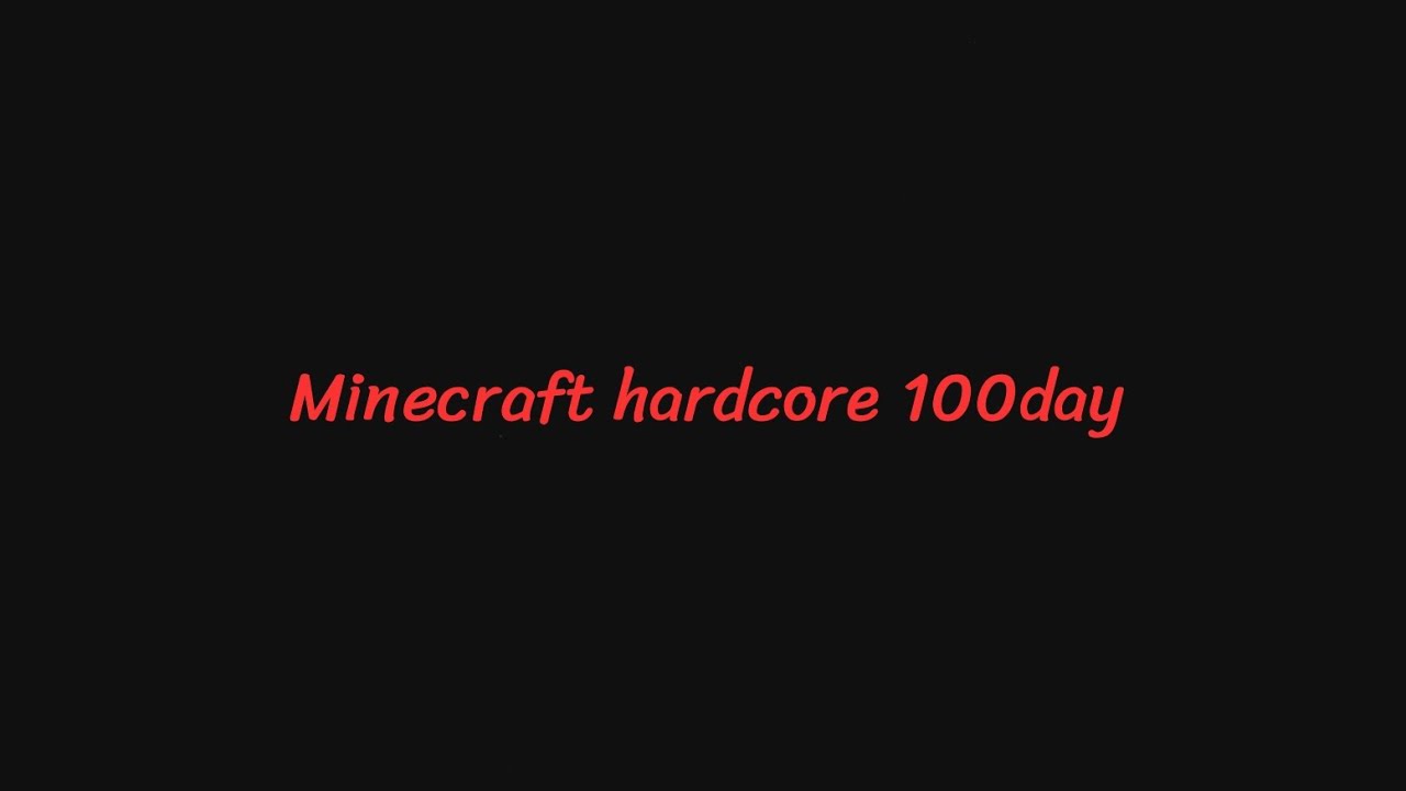 Minecraft hardcore 100 days part 2 - YouTube