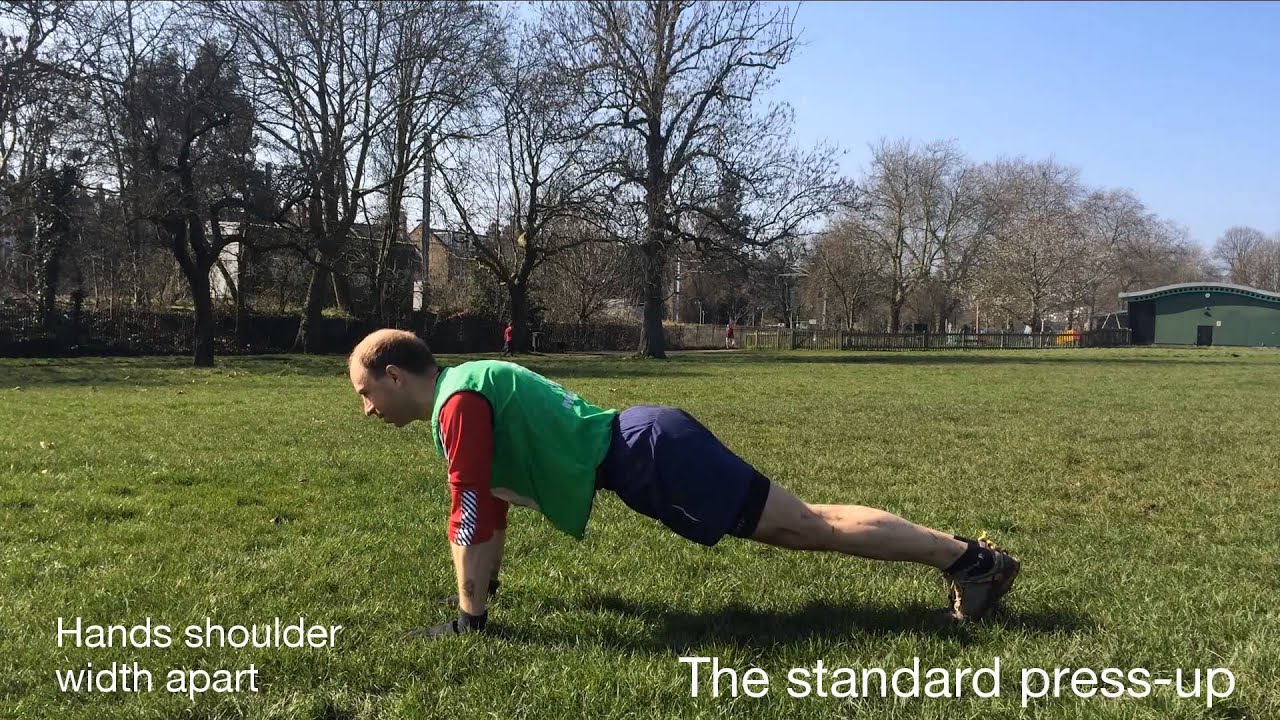 British Military Fitness Hampstead Heath - The press-up - YouTube