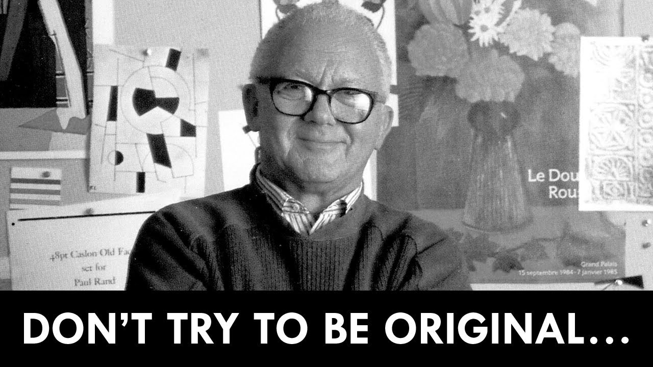 ️ Paul Rand's Design Wisdom: Striving for Excellence - YouTube