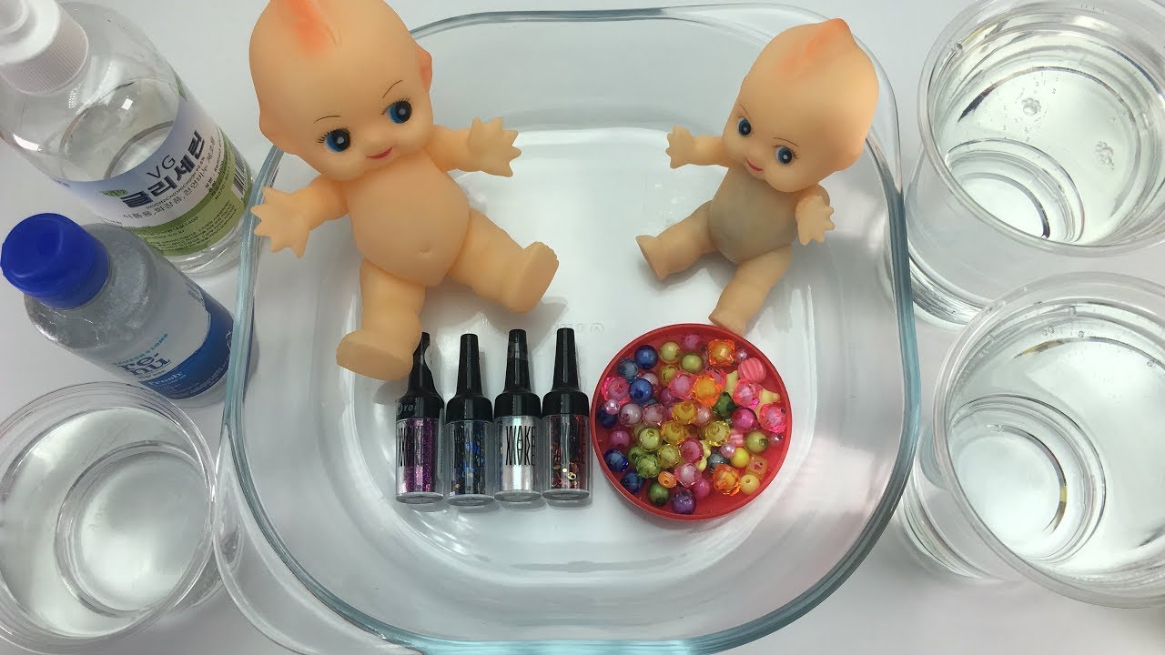 DIY Clear Slime Twinkle twinkle little star Nursery Rhymes - YouTube