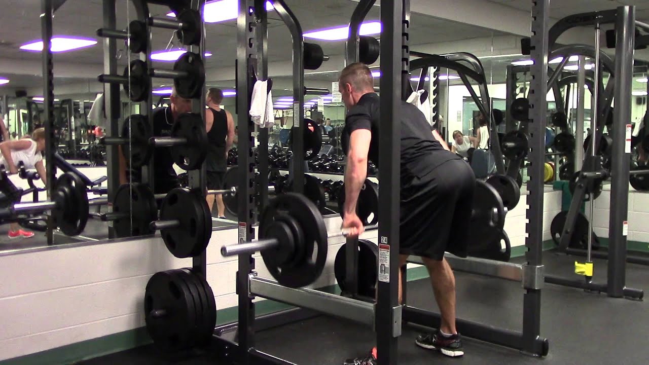 Bent Over Overhand Barbell Row - YouTube