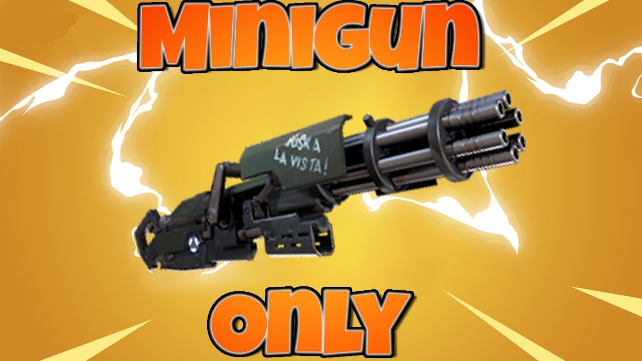MINIGUN ONLY CHALLENGE | Fortnite Chapter 2 Remix - YouTube