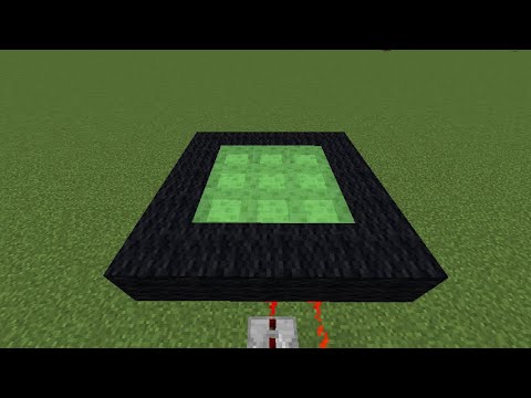 How to make a working trampoline in Minecraft! - YouTube