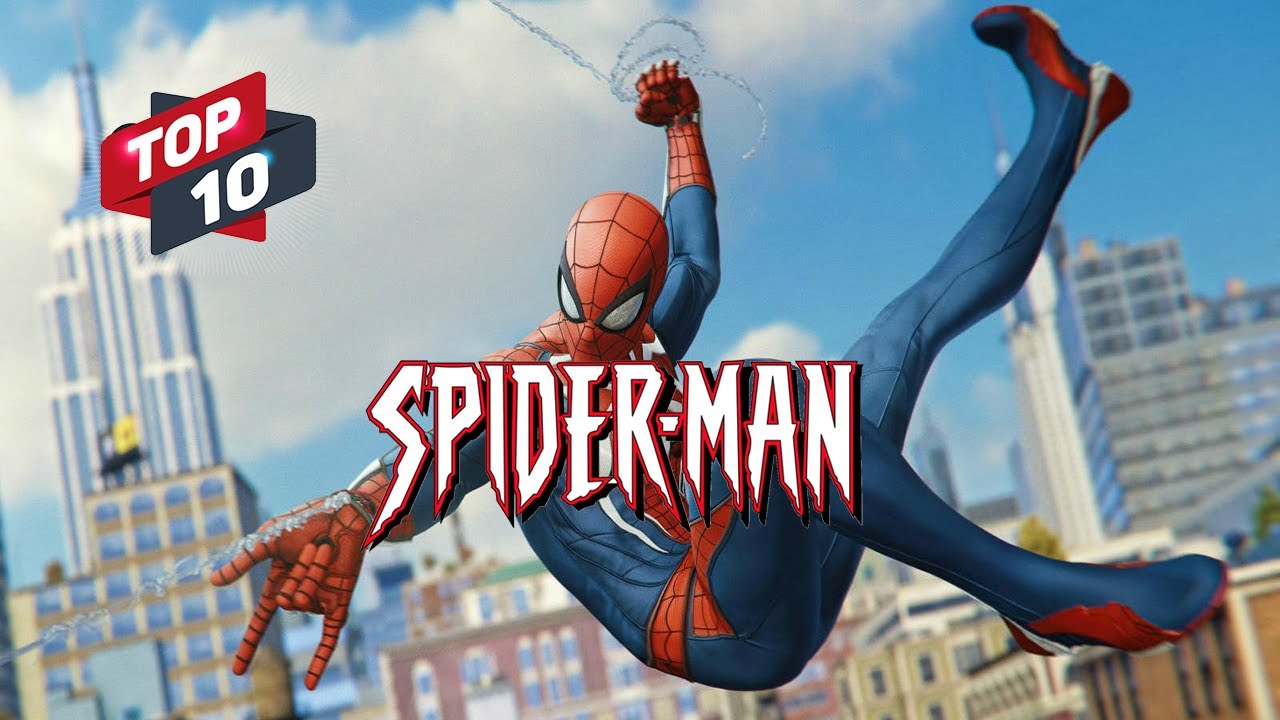 TOP 10 MEILLEURS JEUX DE SPIDERMAN - YouTube