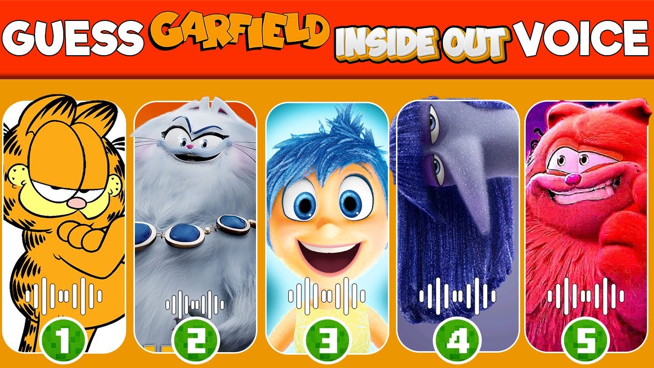 Guess the Garfield & inside 2 Characters Sound and Voice⛏️| MARIA ...