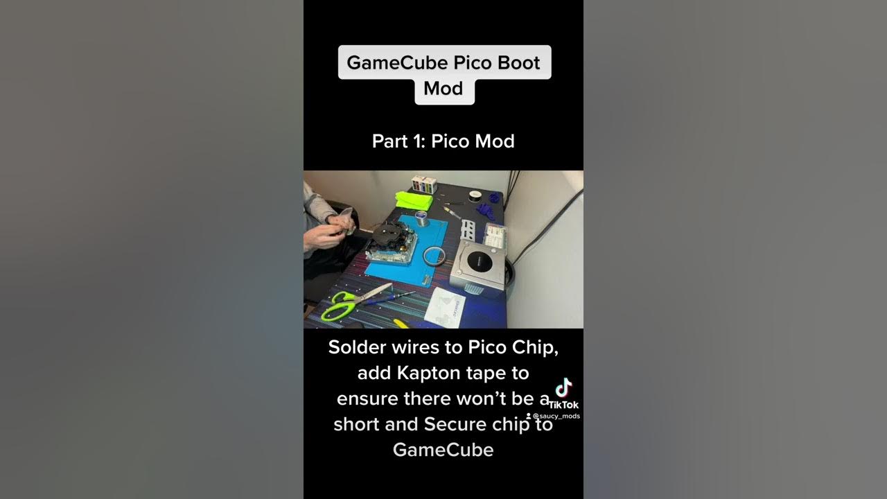 GameCube Raspberry Pi Pico Mod - YouTube