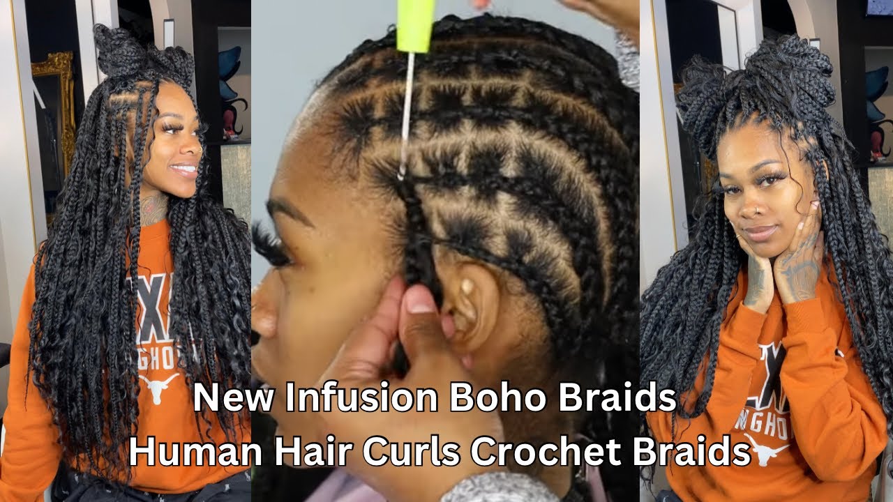 HOW TO DO 1.5 HOUR BOHO BRAIDS | BOBBI BOSS NEW INFUSION BRAID + HUMAN ...