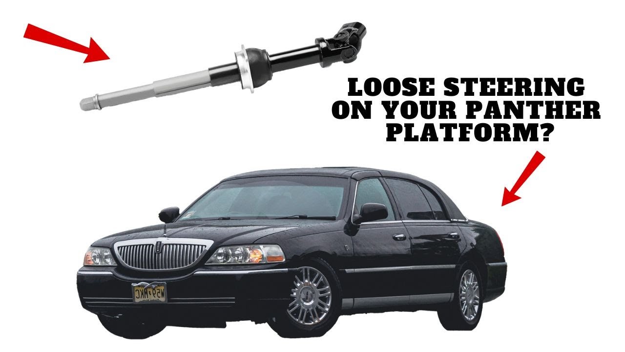 How to replace Upper Column Steering Shaft Lincoln TownCar Ford Crown ...