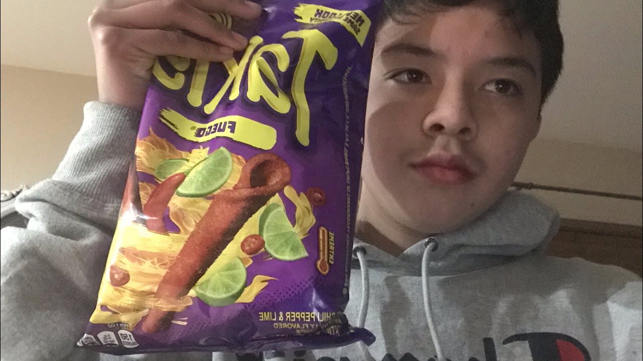 Eating takis with ranch - YouTube
