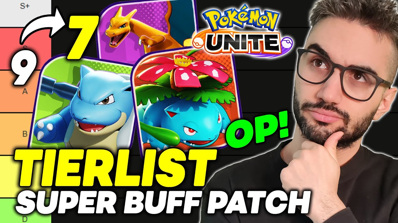 NUOVISSIMA Tierlist DOPO i SUPER BUFF agli STARTER! - Pokemon Unite ...